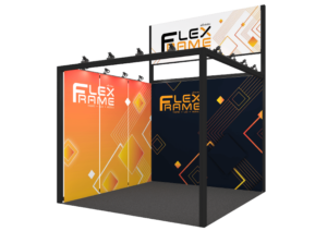 บูธสำเร็จรูป MAXIMA FABRIC - FLEXFRAME