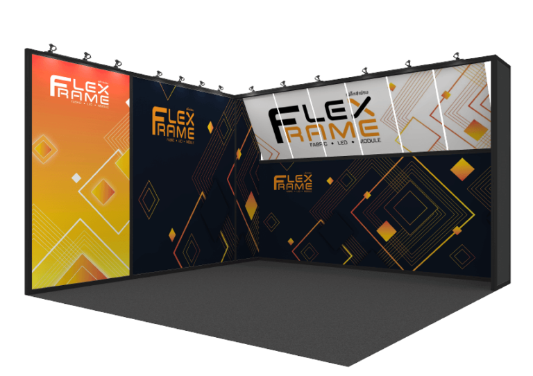 บูธสำเร็จรูป รุ่น STANDARD SERIES - FLEXFRAME