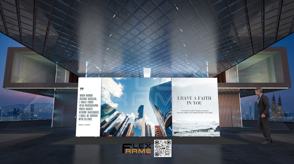 WALL BACKDROP SYSTEM – FLEXFRAME